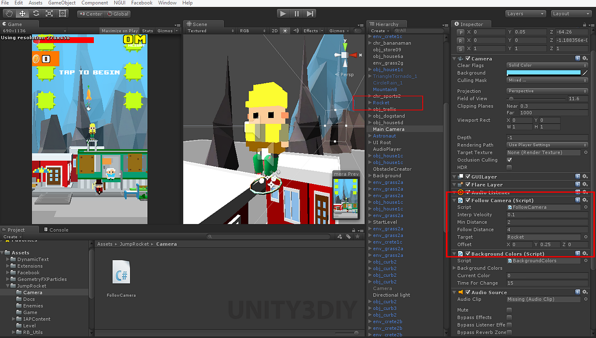 Unity 2d Camera Follow Script. Today i am gibing you very simple yet… | by FailArmy | Medium