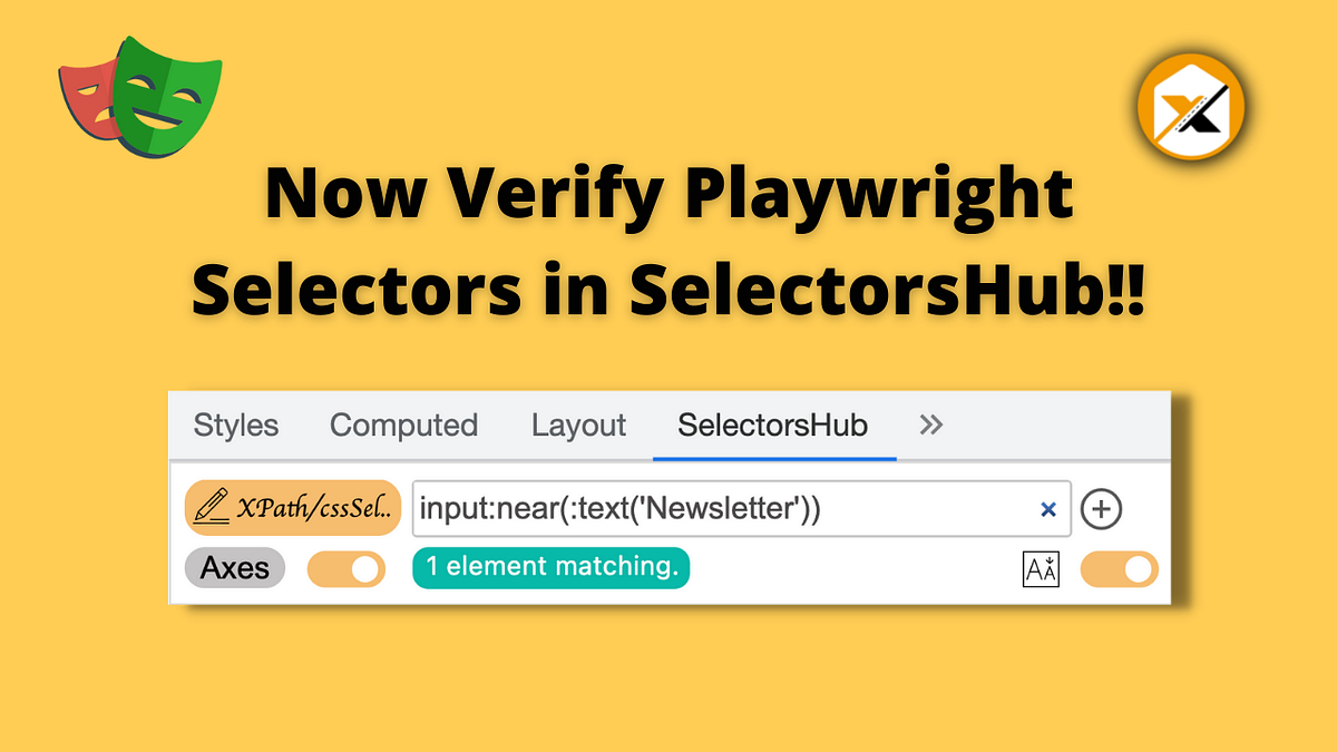 How to verify Playwright Selectors? | by SelectorsHub | Medium