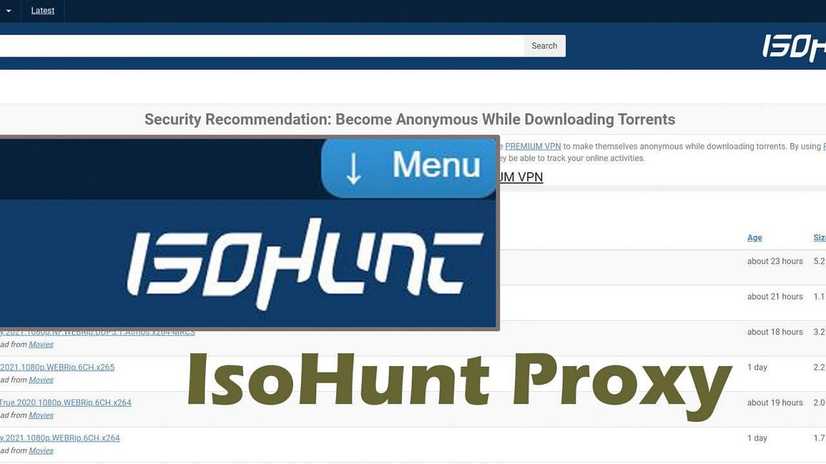 IsoHunt Proxy — Working 100%* Unblock IsoHunt | by bloggers7 | Medium