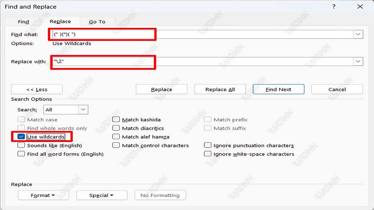 Remove extra spaces between quotation marks in Microsoft Word - Bardimin.com - Medium