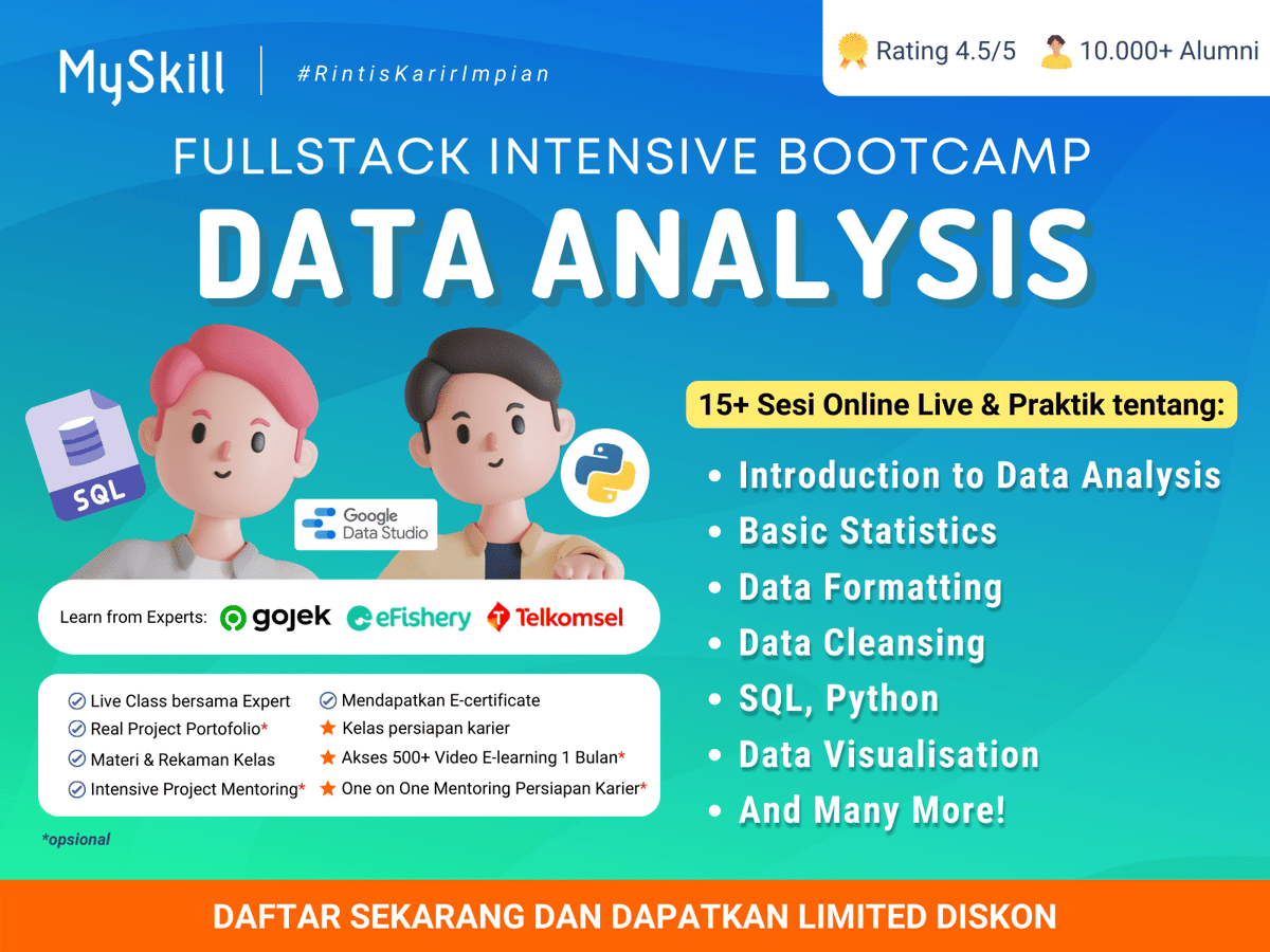 My Skill Data Analysis Intensive Bootcamp Batch 7 By A N Azlia