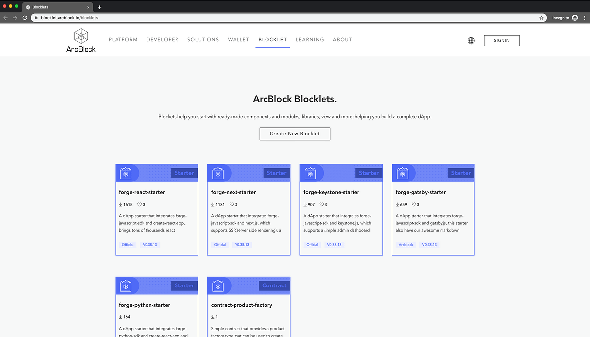 Introduction to ArcBlock Blocklets for dApps | by Matt McKinney | ArcBlock | Medium