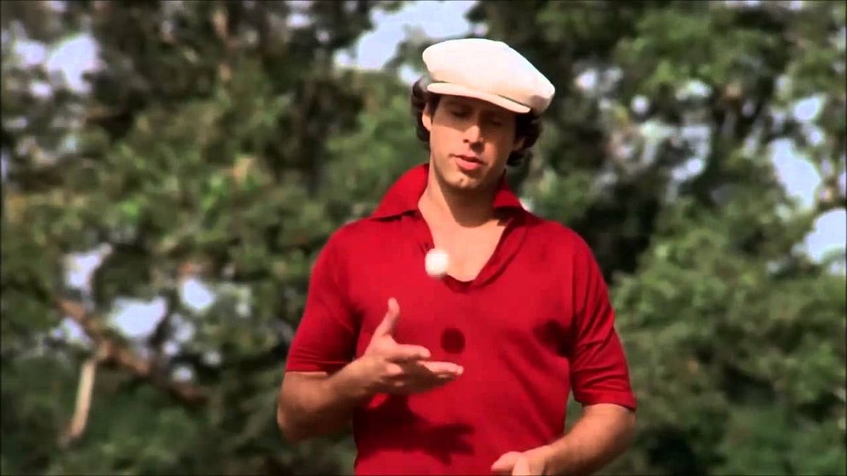 Movie Review: Caddyshack (1980). Considering how much improv apparently ...