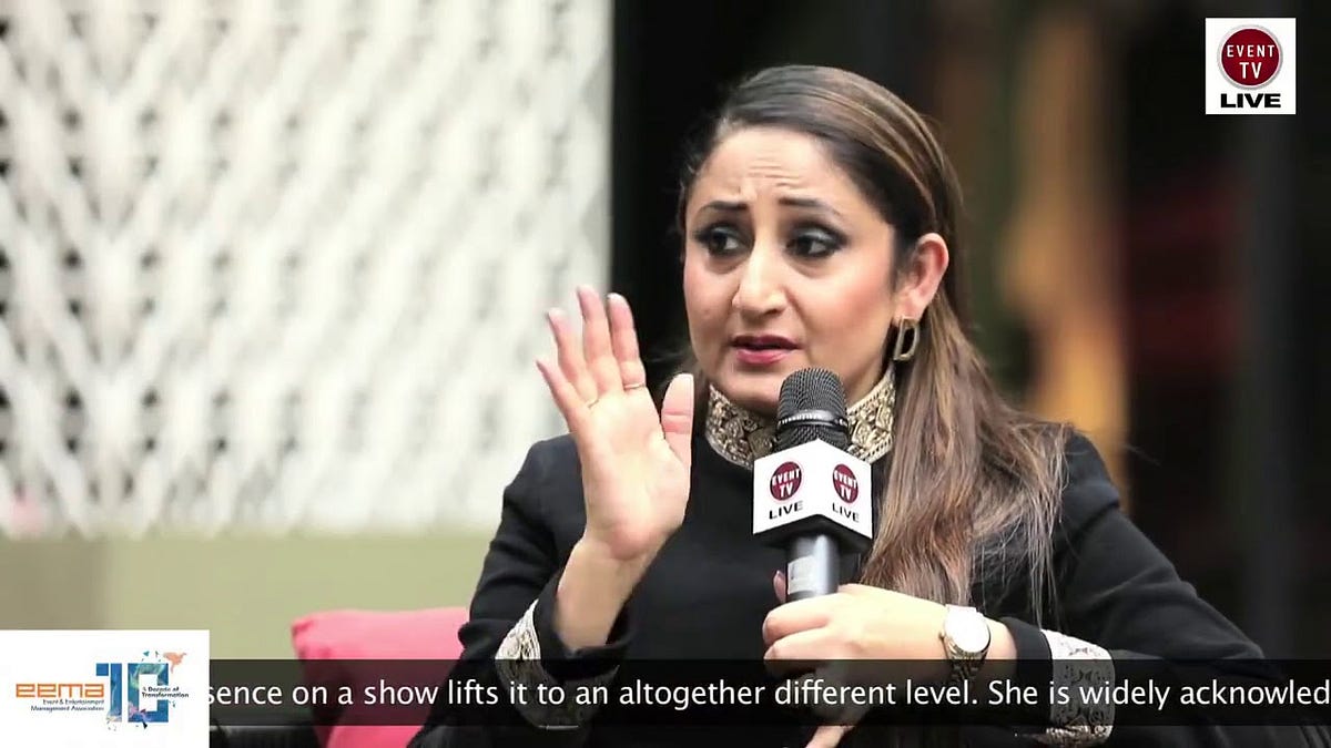 Gitikka Ganju Dhar with Shweta Lalwani. #EEMA10–2017 https://youtu.be/-QSVtLsKIr4 | by EVENT TV ...