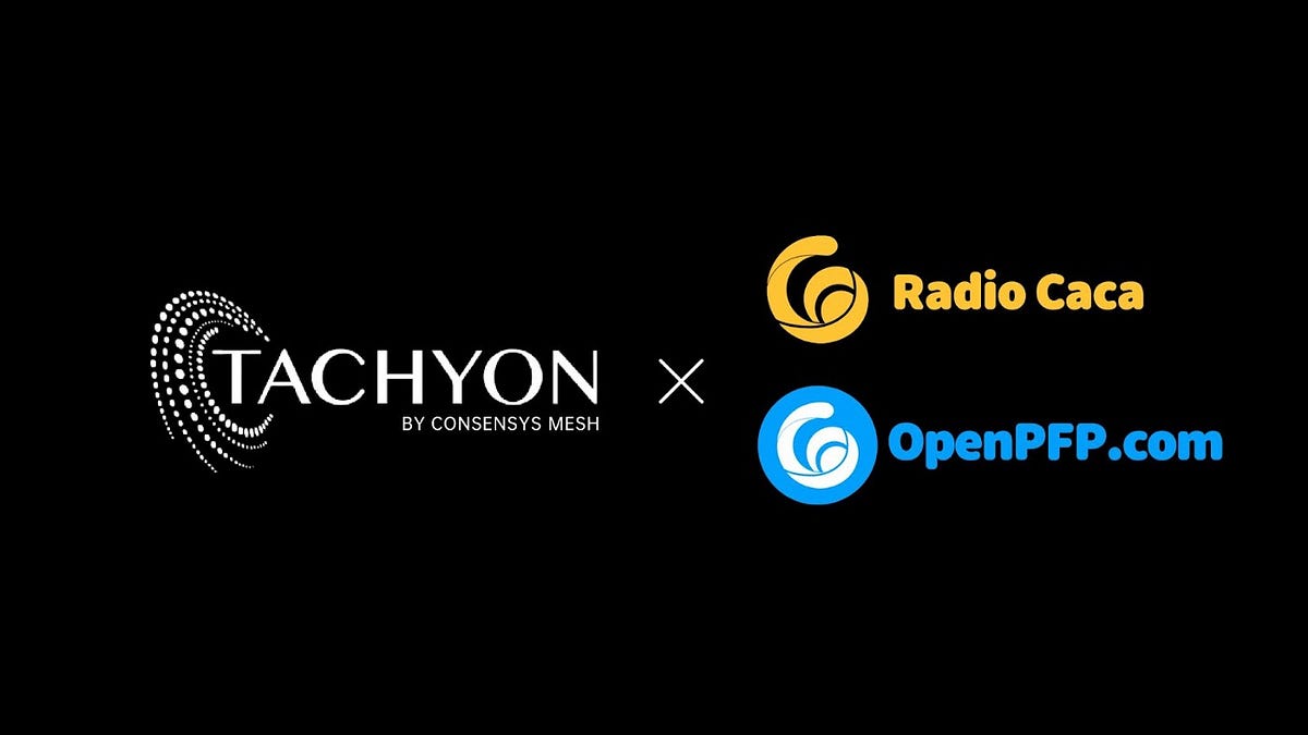 Radio Caca ingressa no programa ConsenSys Mesh Accelerator | by ...