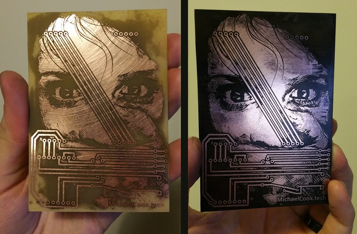 PCB Etching Adventures. Artistic PCB etching is an arcane, dark… | by ...