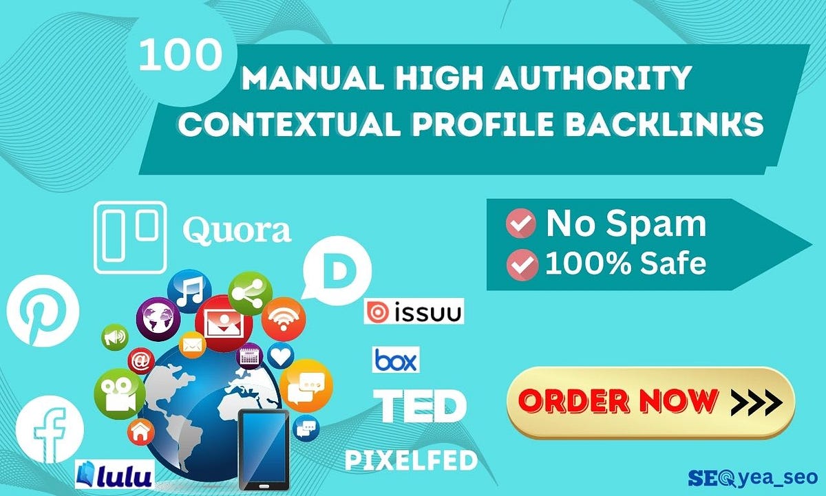 I will do manual profile backlinks from high quality social media ...