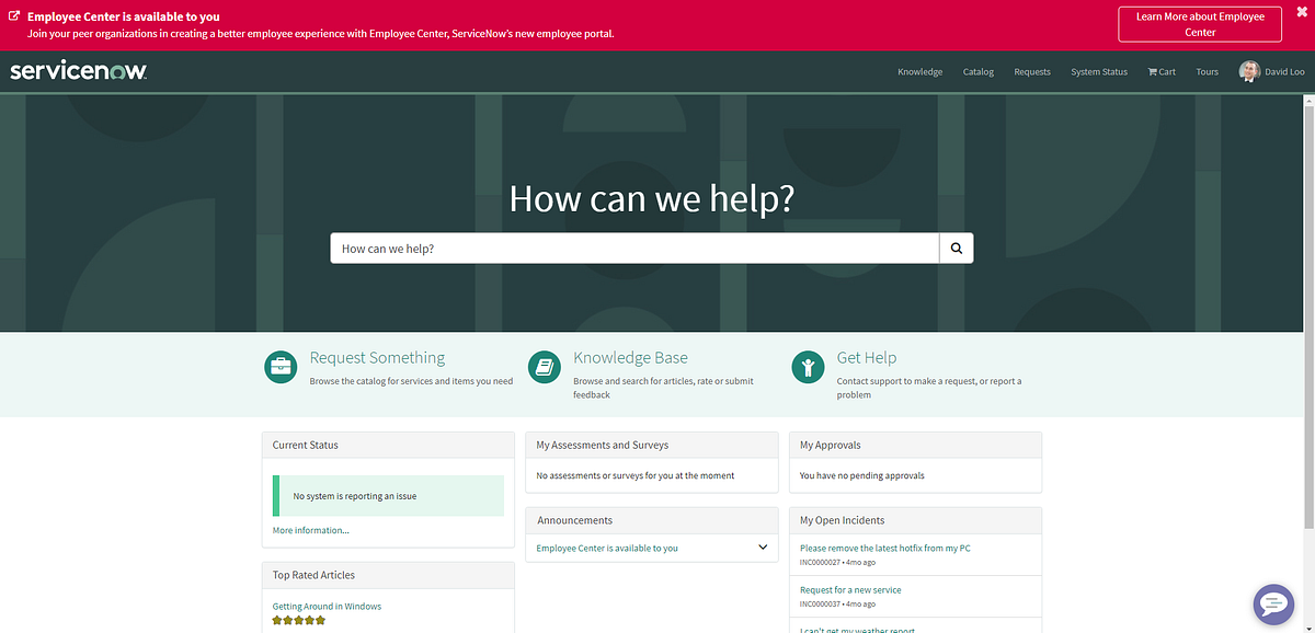 Enable Approval option in Self Service Portal in ServiceNow | by ...