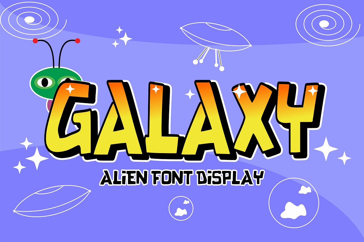 Galaxy Font - Solarasculpt - Medium