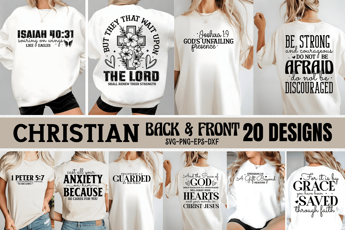 Christian Back and Front SVG Bundle Free | by Eternalessence | Medium