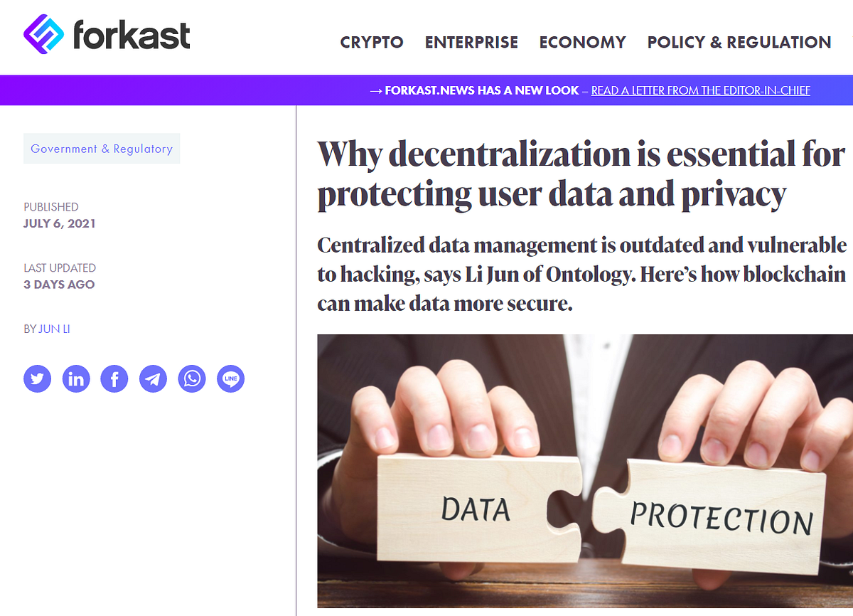 Why decentralization is essential for protecting user data and privacy ...