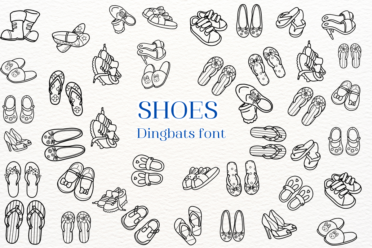 Shoes Font - Chloecipher - Medium