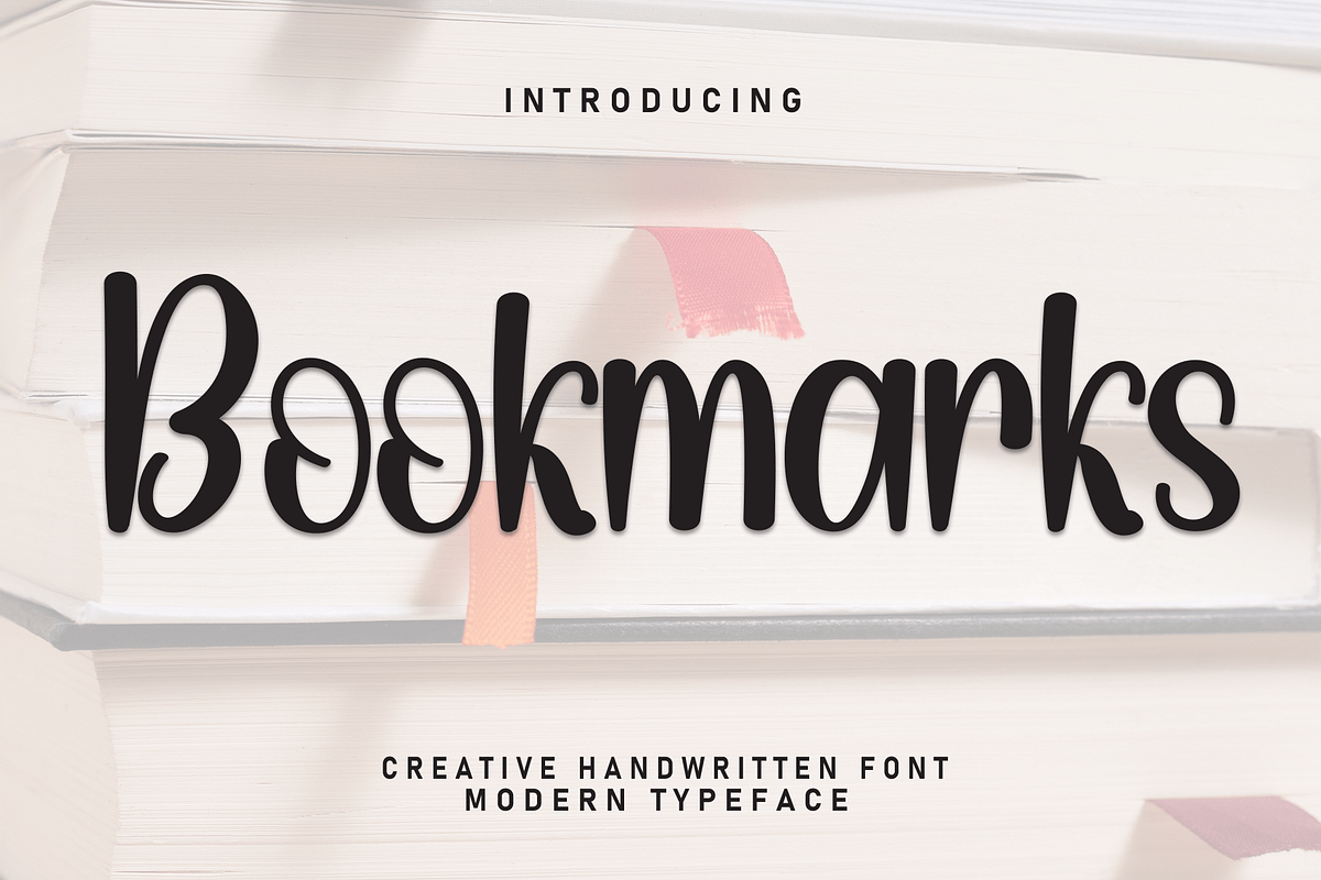 Bookmarks Font Free - Colormeister - Medium