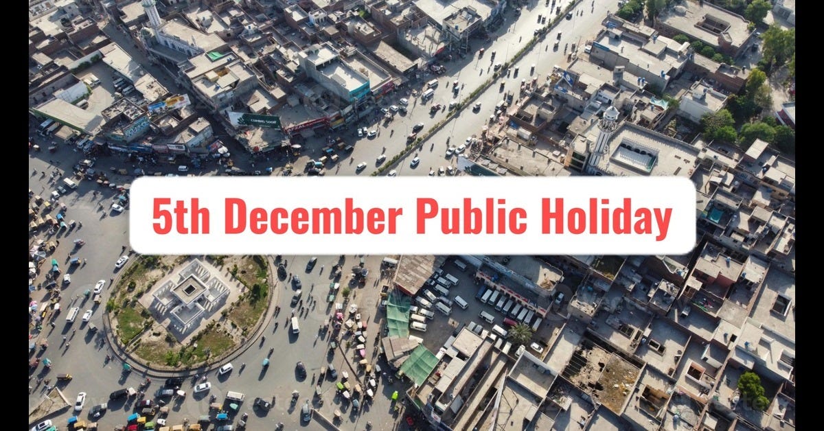 5th december public holiday. The 5th of December is a public holiday ...