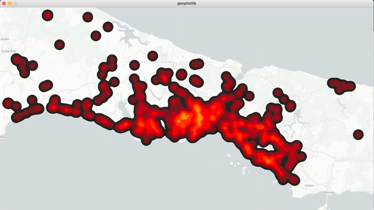 Python Geoplotlib İle Müşteri Yoğunluk Haritası Oluşturma | by Melih Duman | Medium