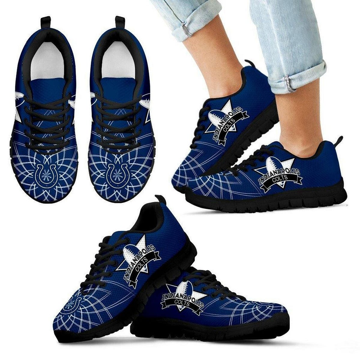 Indianapolis Colts Sneakers Super Bowl Running Shoes For Men, Women ...