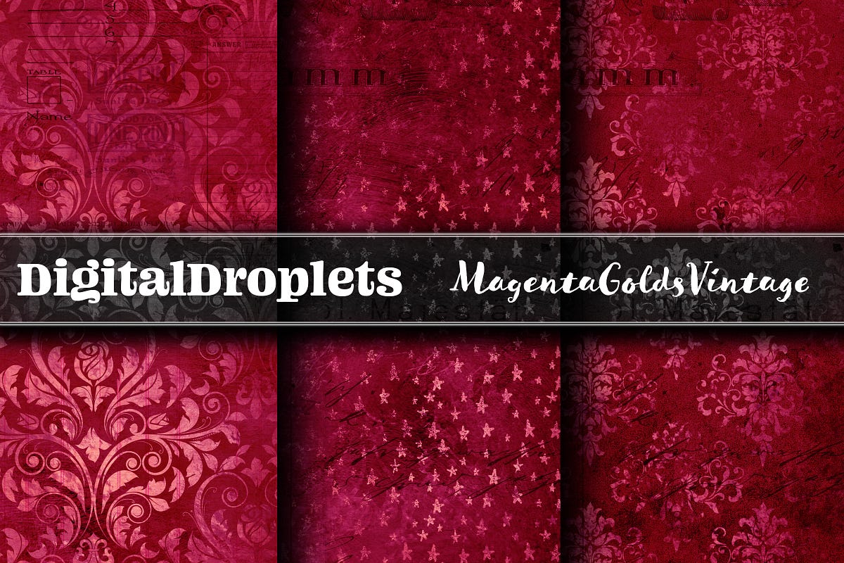 Magenta Golds Vintage | FREEBIE | by Azuraaether | Medium