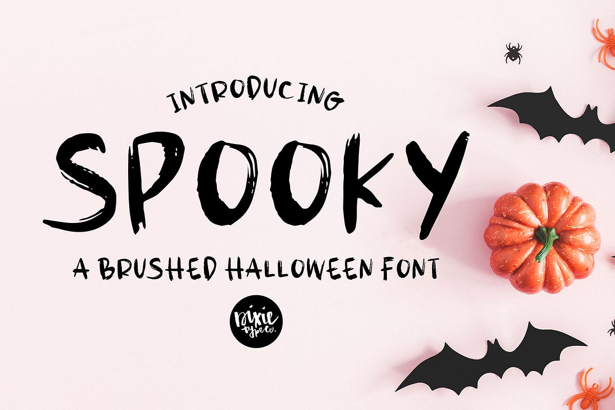 Spooky Font - Datadreamer - Medium