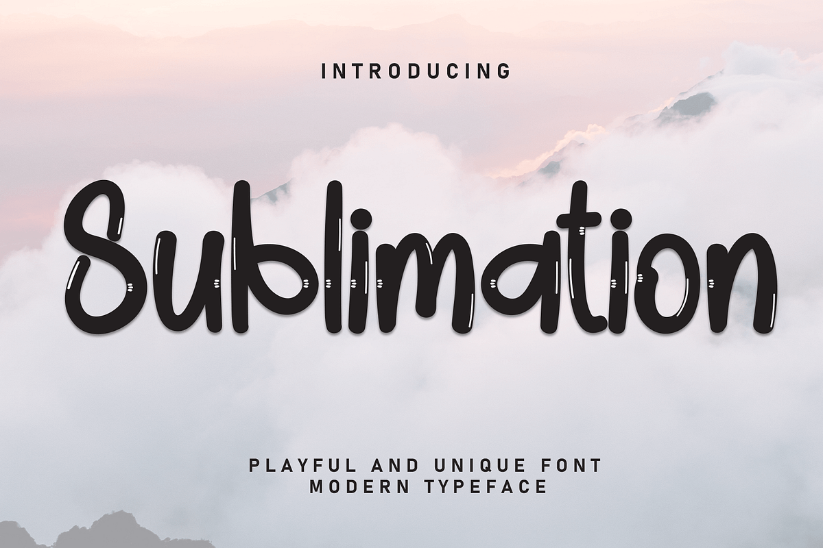 Sublimation Font - Mindmason - Medium