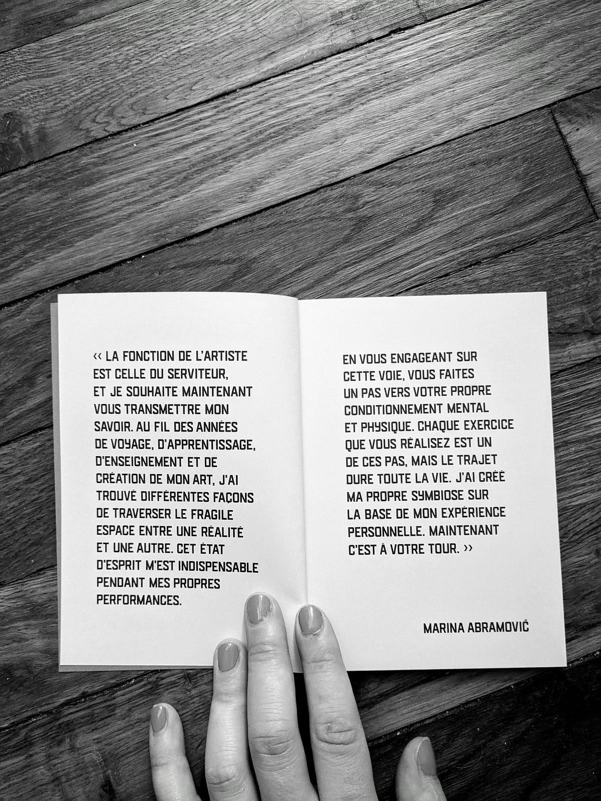 ART — MARINA ABRAMOVIC & MOI. La méthode Marina Abramovic est une… | by ...