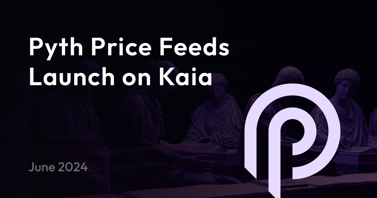 Pyth Price Feeds Launch on Kaia | by Kaia Foundation | Kaia | Jul, 2024 | Medium