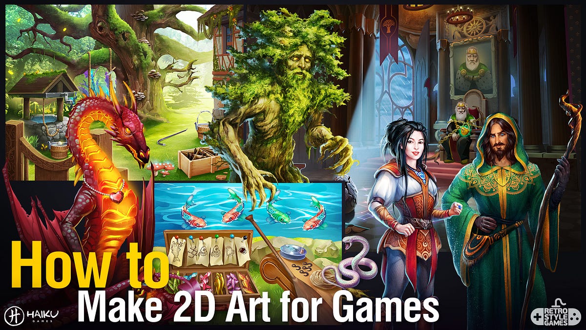 HOW TO MAKE 2D ART FOR GAMES IN COLLABORATION WITH OUTSOURCE GAME COMPANY | by RetroStyle Games ...