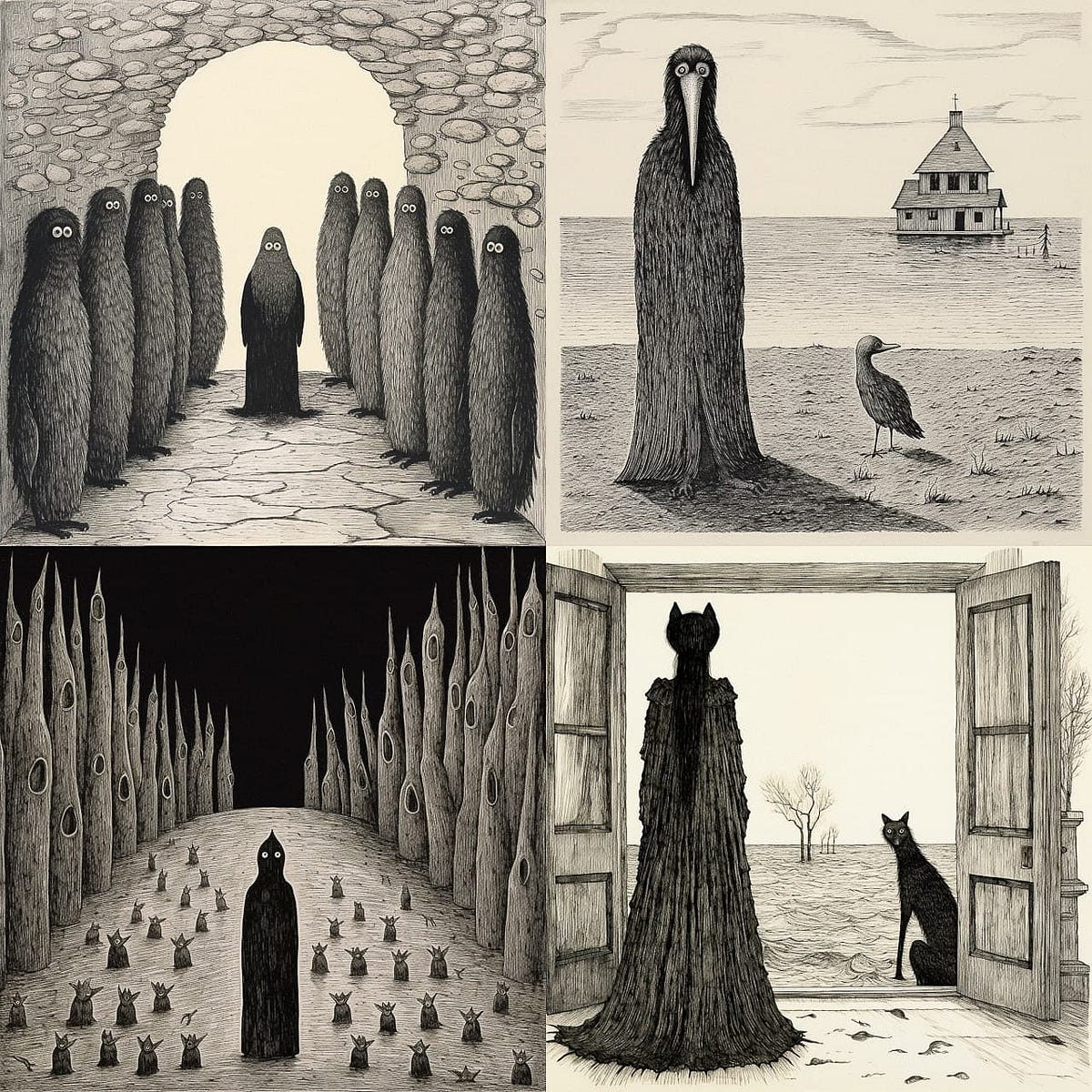Dive into the world of Edward Gorey with Artvy.ai! - Artvy.ai - Medium
