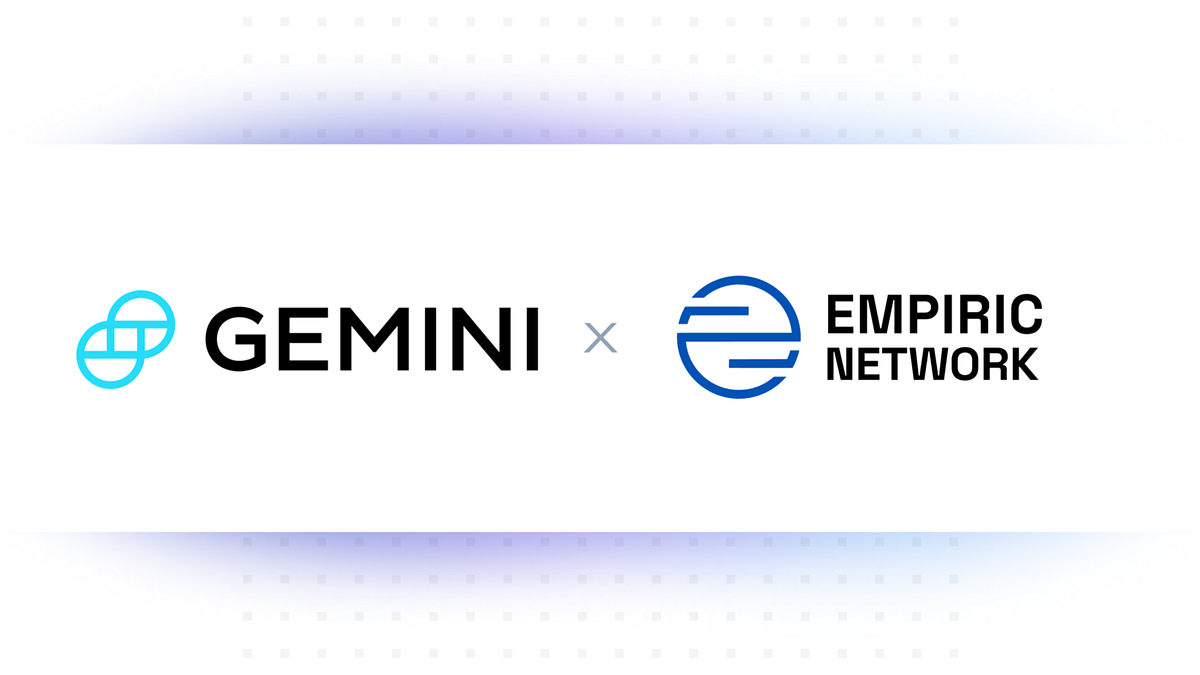 GeminiとEmpiric Networkがデータパートナーシップを発表 - Tatsu - Medium