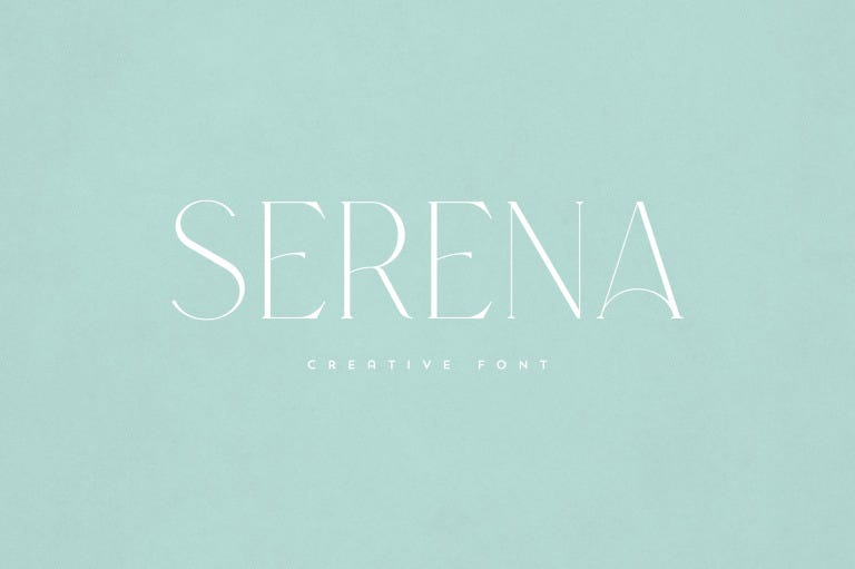 Serena Font Download Free - Kizumakato - Medium