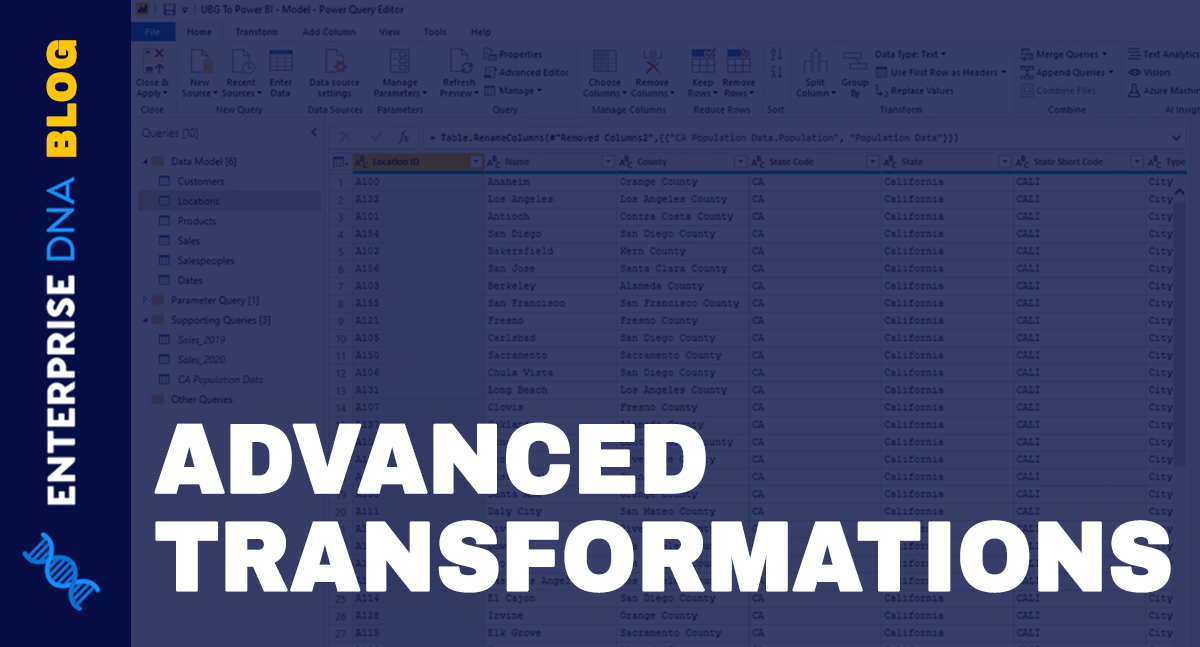 Advanced Transformations in Power BI | by Enterprise DNA | Medium