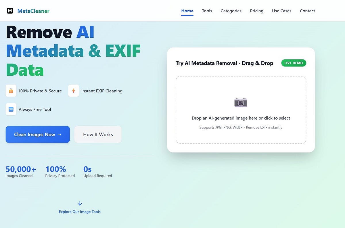 How to Remove AI Metadata from Images: A Beginner’s Guide | by AI Modified Service | Medium