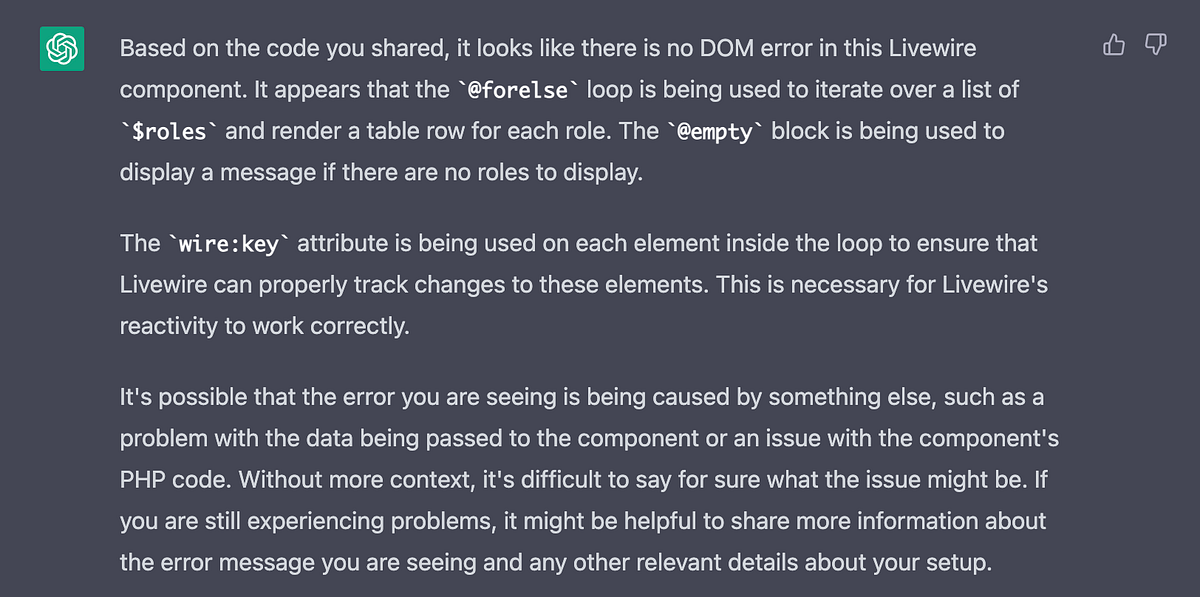 Solving a Livewire Modal Reactivity Issue with the Assistance of OpenAI: My Personal Experience ...