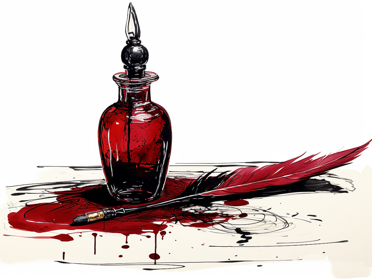 The Ink That We Write In. A poem | by The Mad Poetess | Blue Insights ...