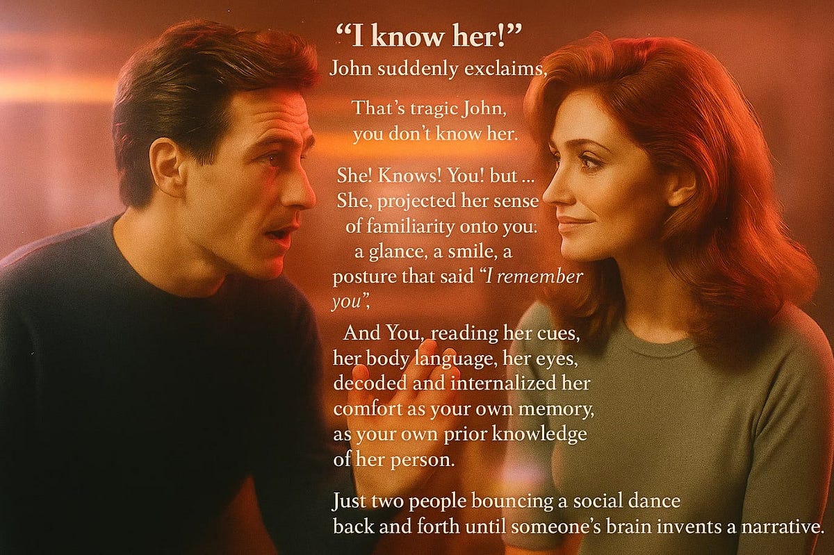 “I know her!” John suddenly exclaims. - Simion DRAGOS - Medium