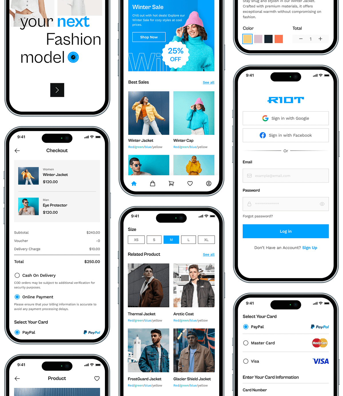 E-commerce Mobile App UI Design I Clothing Fashion - Opedia Studio - Medium