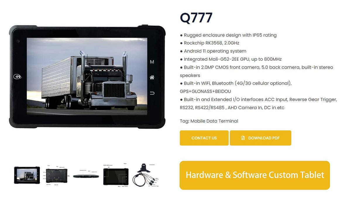 How to Choose a Rugged Tablet for Fleet Management 2024? | by Waysion Rugged In-Vehicle Tablet ...