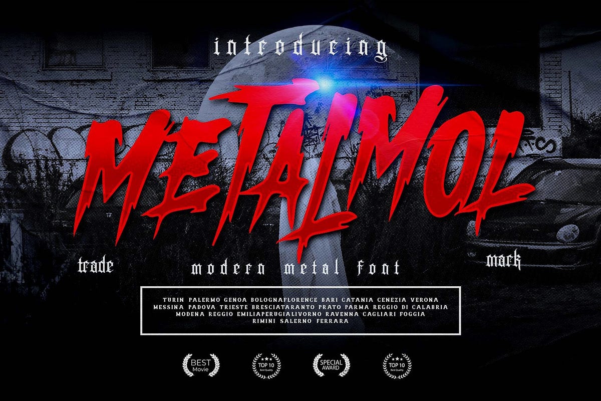 Metalmol Font - Arttechtom - Medium