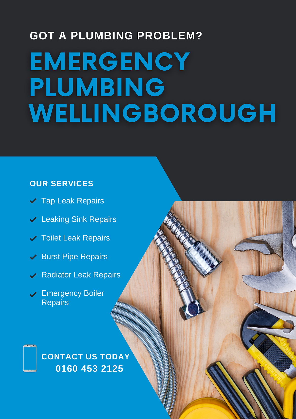 Emergency Plumber Wellingborough | Call 0160 453 2125| Fast Response ...