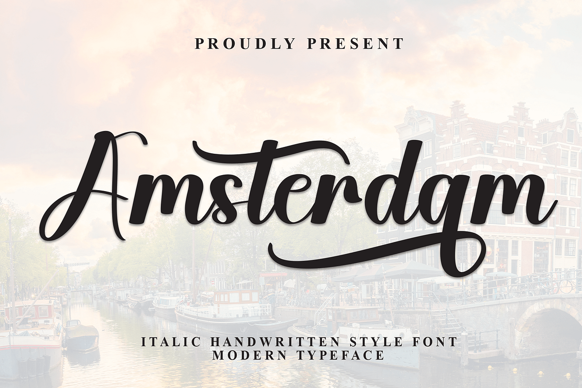 Amsterdam Font - Cybercosmos - Medium