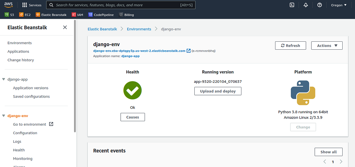 Deploy Django App Using Elastic Beanstalk and CodePipeline | by Dibya Darshan Khanal | Medium