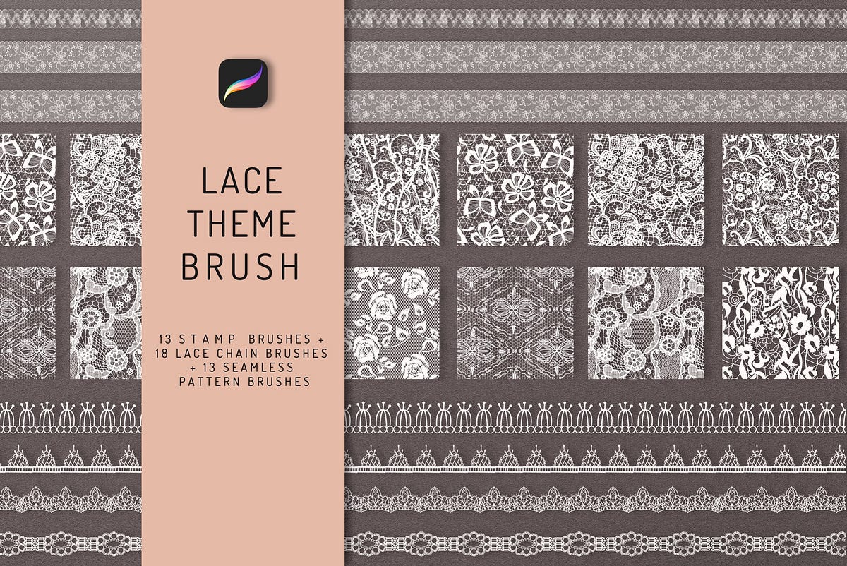Lace Theme Procreate Brush Bundle Free | by QuantumQuirk | Sep, 2024 ...