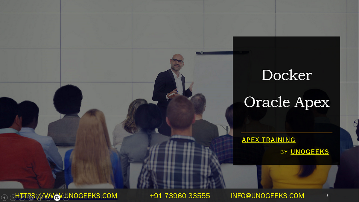Docker Oracle Apex Title Powering Up Oracle Apex With… By Techtutorsti Medium
