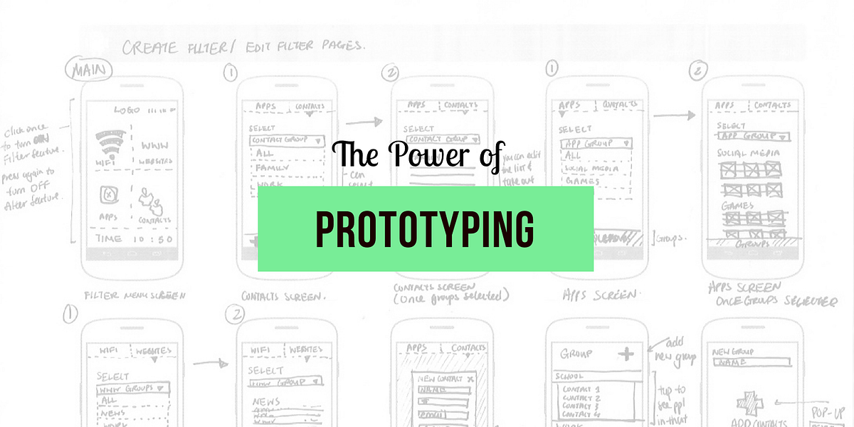 PROTOTYPING. Saat membuat sebuah design user… | by nita sophia | Medium