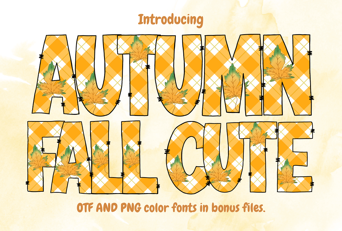 Autumn Fall Cute Font | by Sophiasovereign | Medium