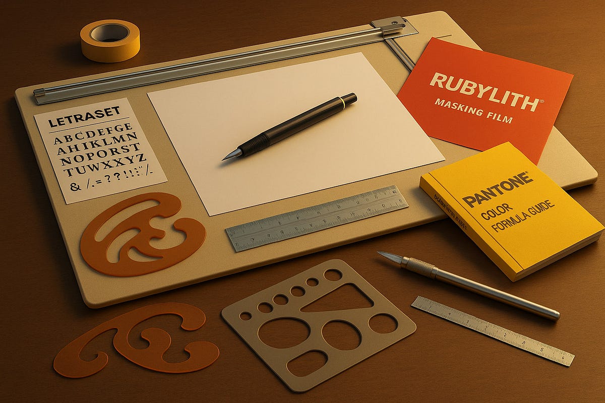 What Was Used Before Photoshop: Graphic Design in the 20th Century | by ...
