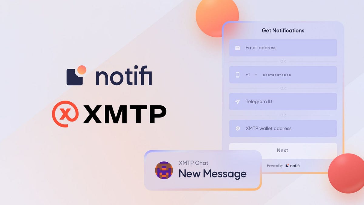 Notifi and XMTP team up and bring notifications to XMTP’s web3 native chat | by Marc Rose ...