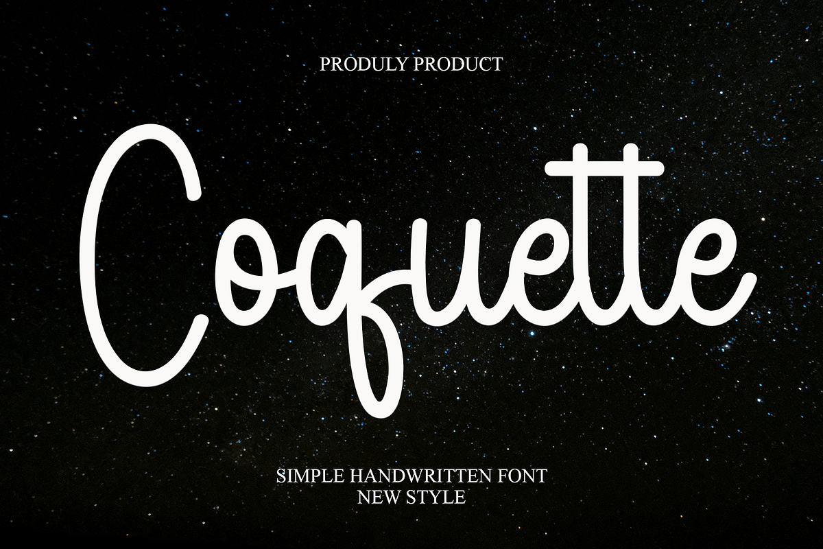 Coquette Font - Miamirabilis - Medium