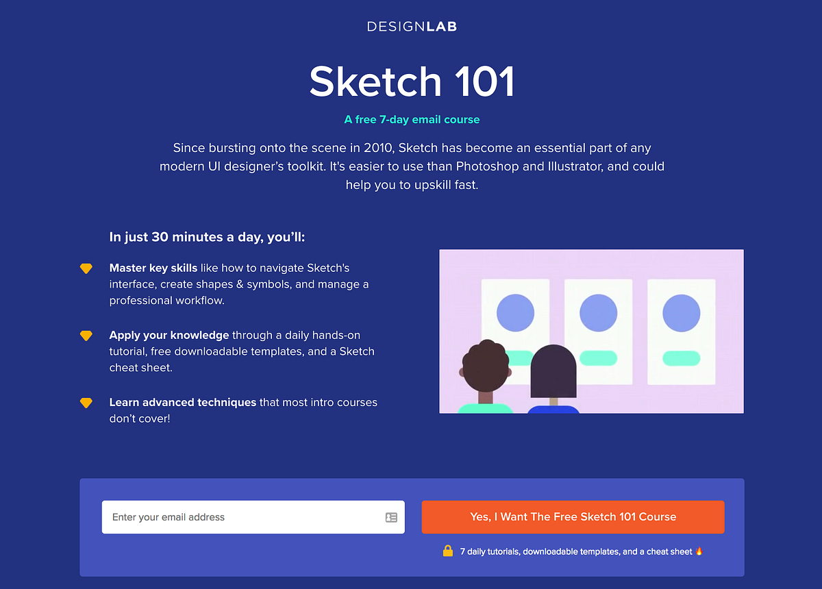 Launching Sketch 101 — A Free Email Course | by Designlab | Prototypr