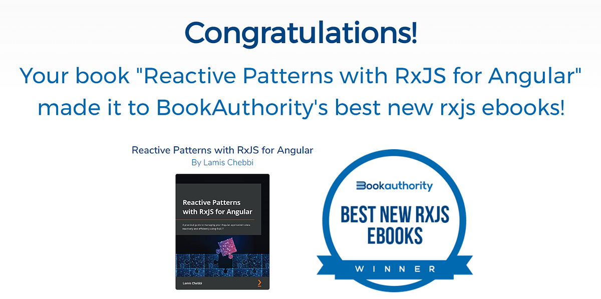 This journey is worth all the hassle: My book “Reactive Patterns with RxJS for Angular” made it ...