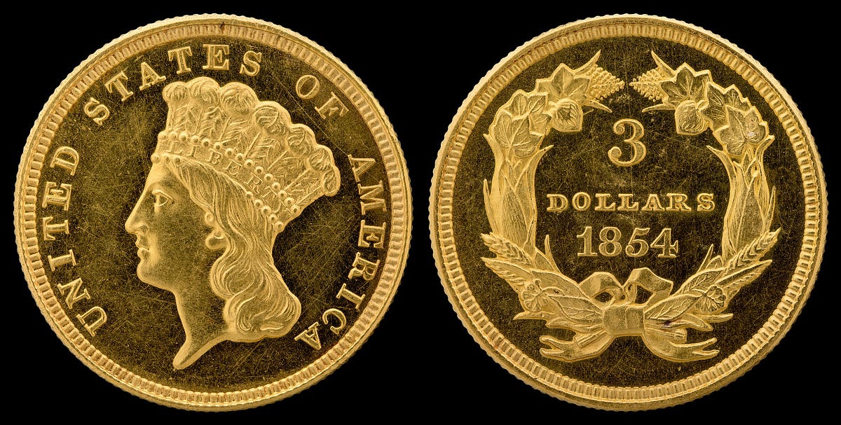 The 3 Dollar Piece, a Unique Money | by Regia Marinho | Medium